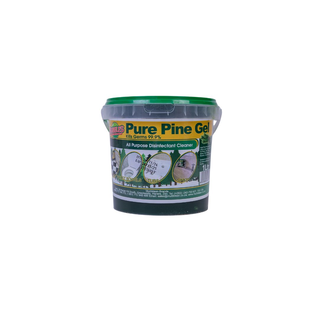 Bubbles Pure Pine Gel 1 litre - MultiKlean - Cleaning Supplies ...